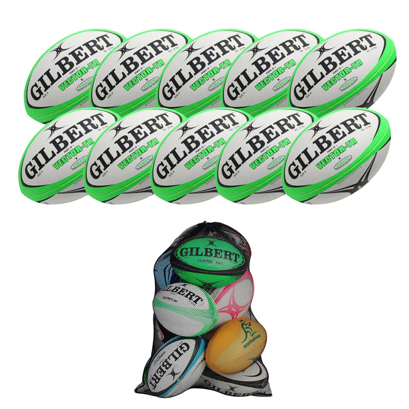 Training Ball Bulk Pack – Gilbert Rugby